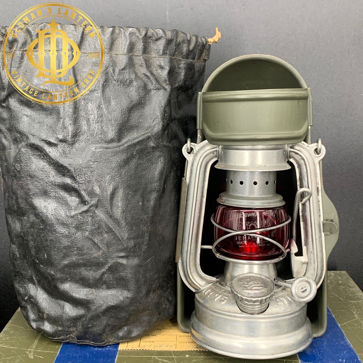 稀少美品 FEUERHAND 75 atom マーチングランタン 純正巾着付き | Oldman’s lantern