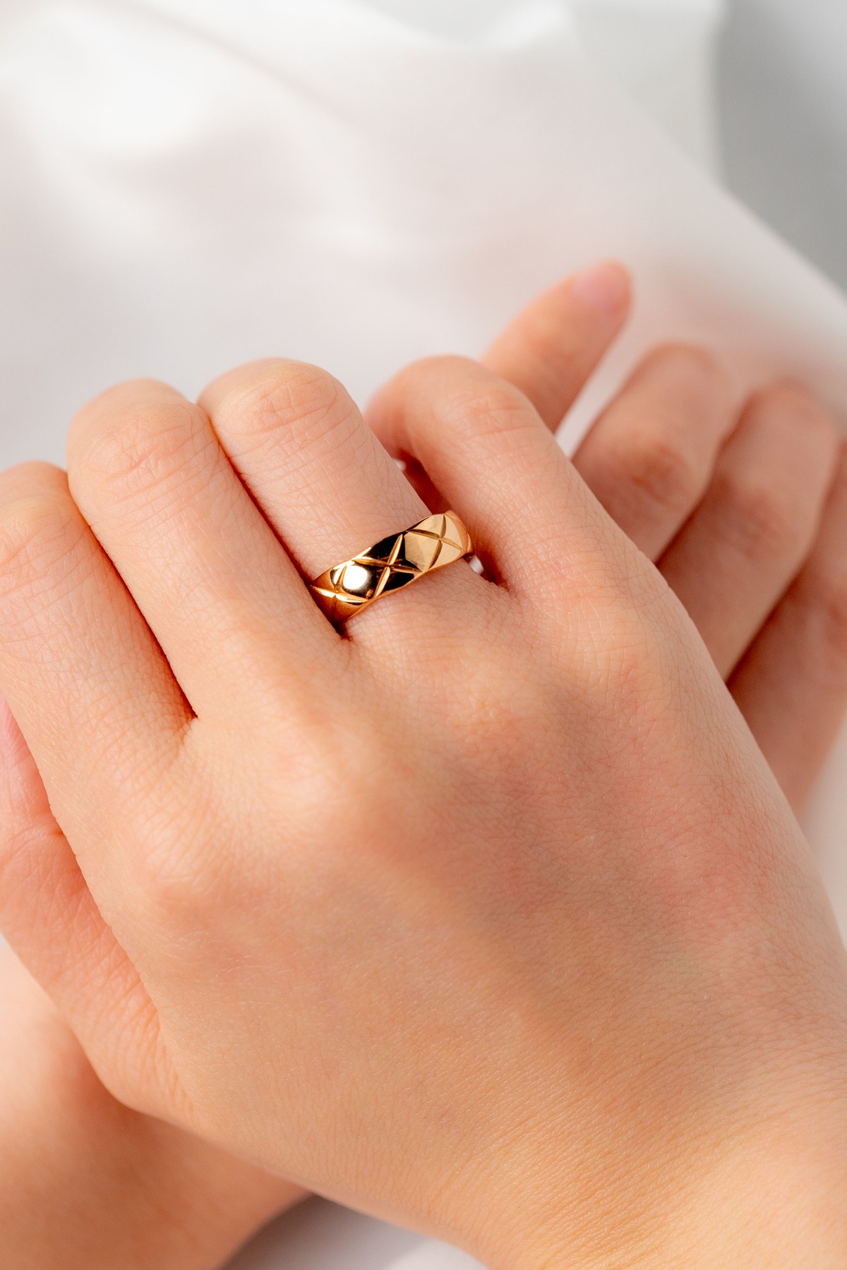 【3色展開】x cutting ring | knock.jewelry