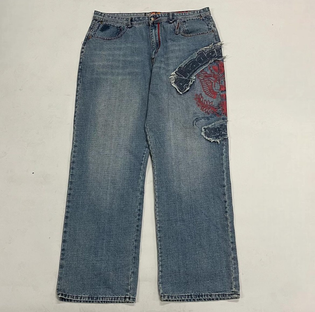 SK8 Design big size denim pants | SOAR shop