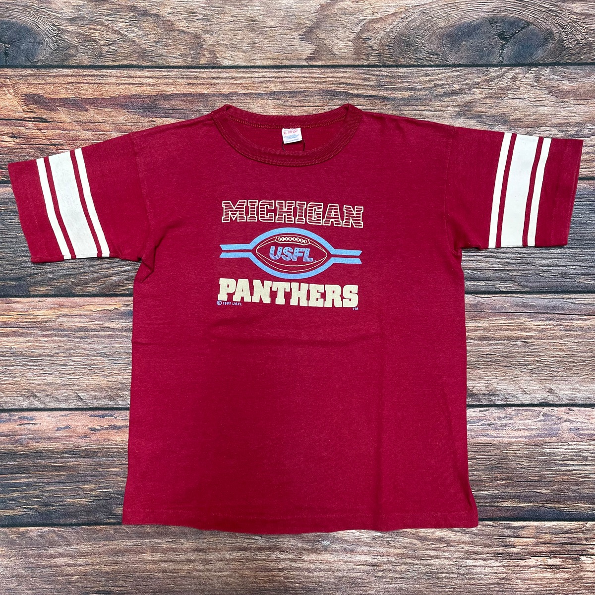 1982年製 Champion 】 USA製 半袖Tシャツ フットボールT トリコタグ Mサイズ | 古着屋DIGDIG