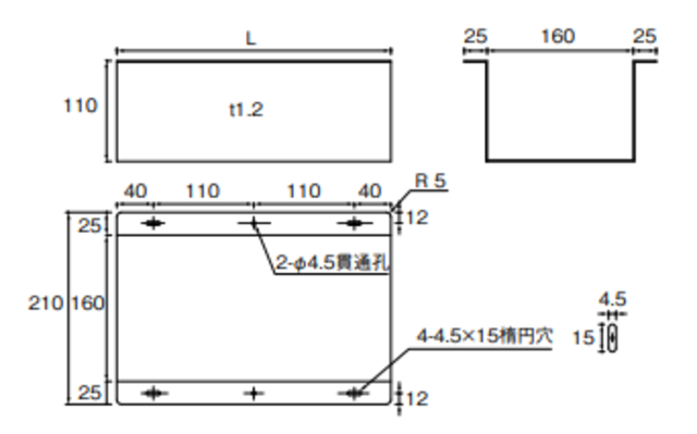 N522-160x300 ケーブルトレイ | Kojima Metal Fitting Corporation