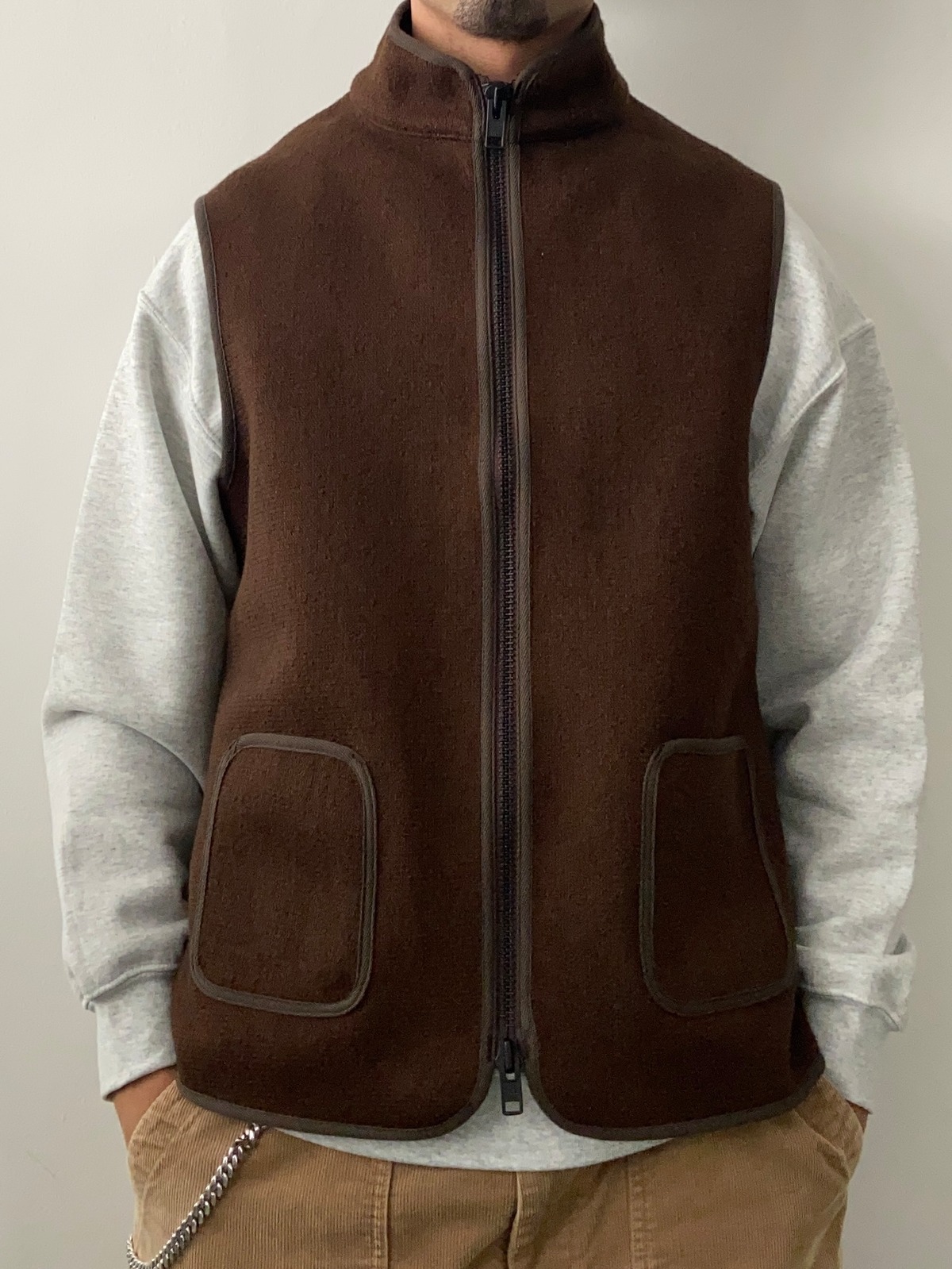 THE CORONA UTILITY / CV012 / PISTACHIO VEST - BROWN KHAKI | DEXIM