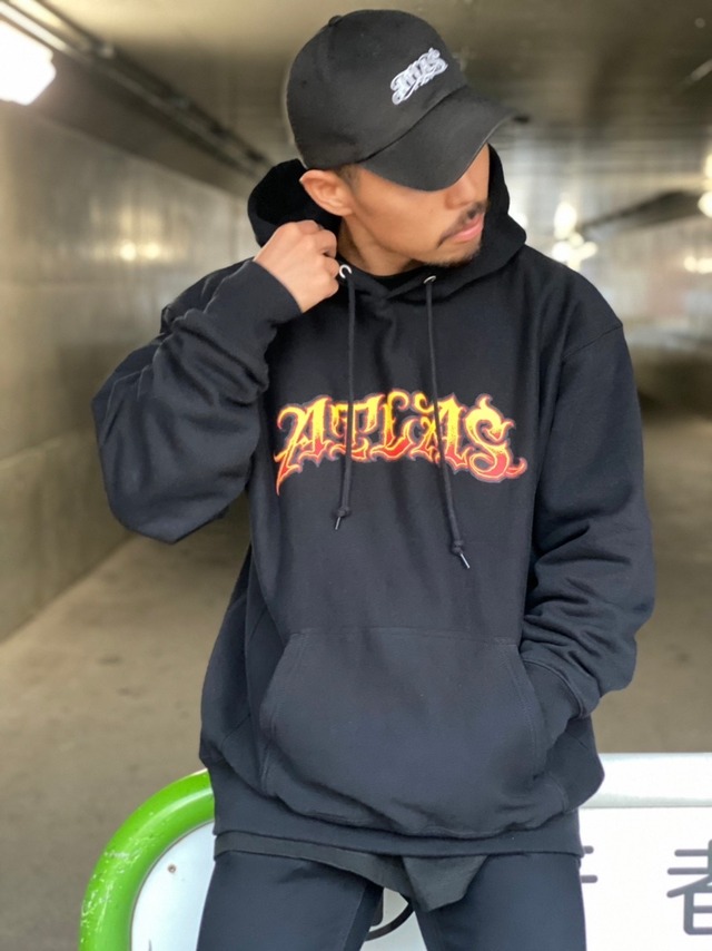 SOUL FIRE LOGO プルオーバーパーカー | TEAM ATLAS