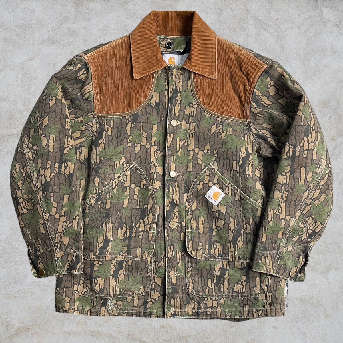 80’s Carhartt Trebark Camouflage Hunting Jacket | curb