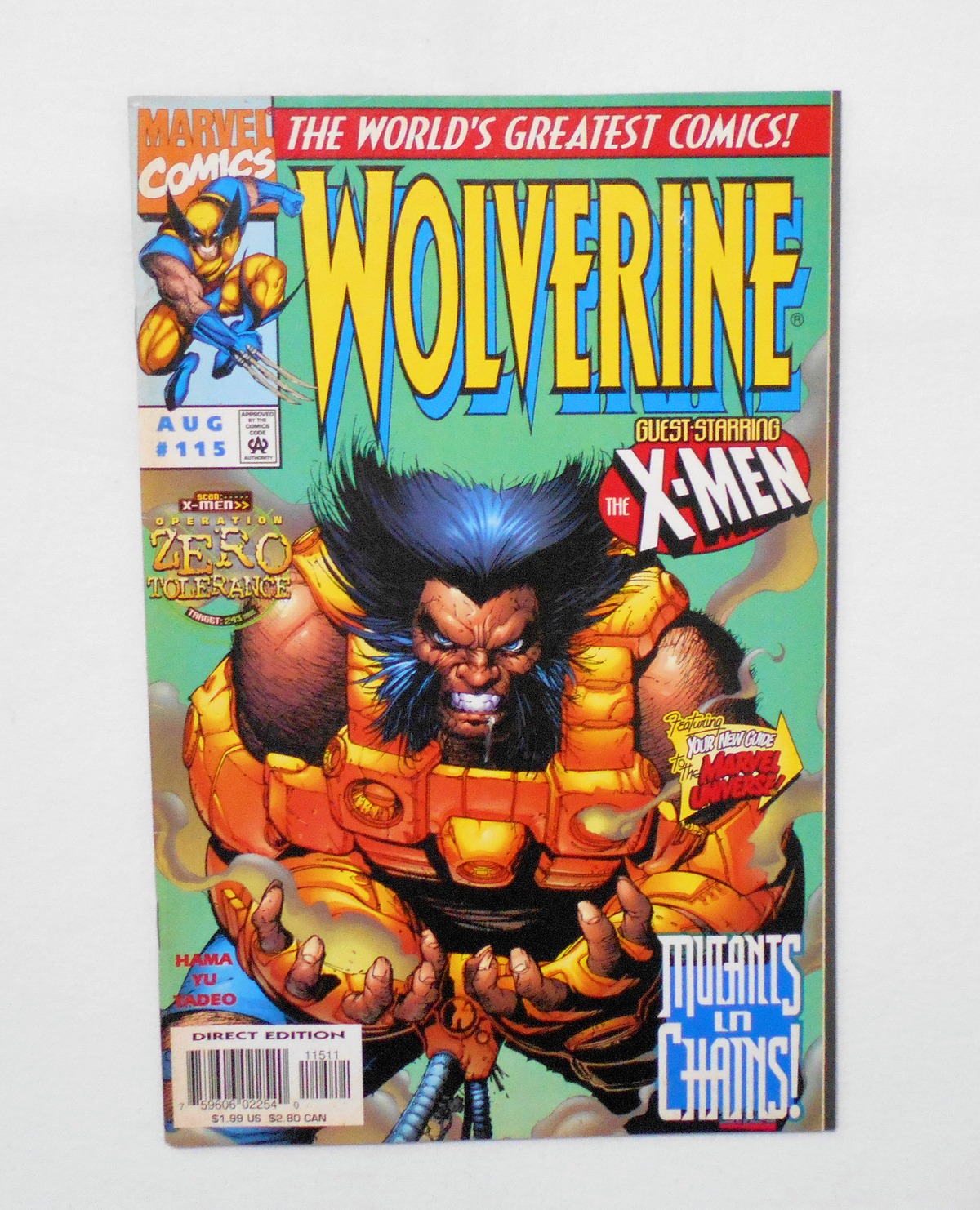 【ウルヴァリン WOLVERINE Guest starring THE X-MEN】 VOL.1 NO.115 MARVEL ＜1997年 ...