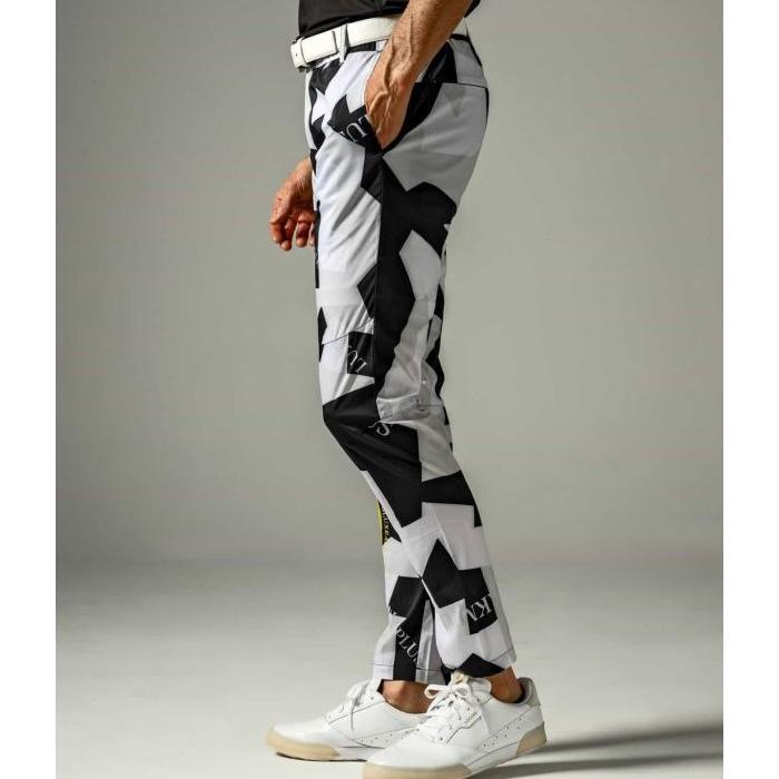 LUXEAKMPLUS リュクスエイケイエムプラス カモ柄トラックパンツ ゴルフ