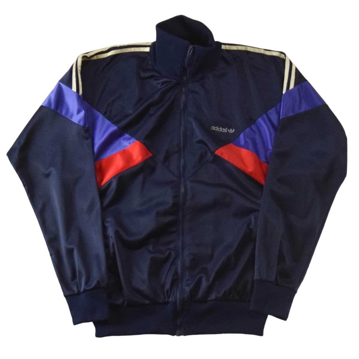 1980's "adidas" Vintage Jersey-top Track Jacket Made In PORTUGAL / 80年代 ...
