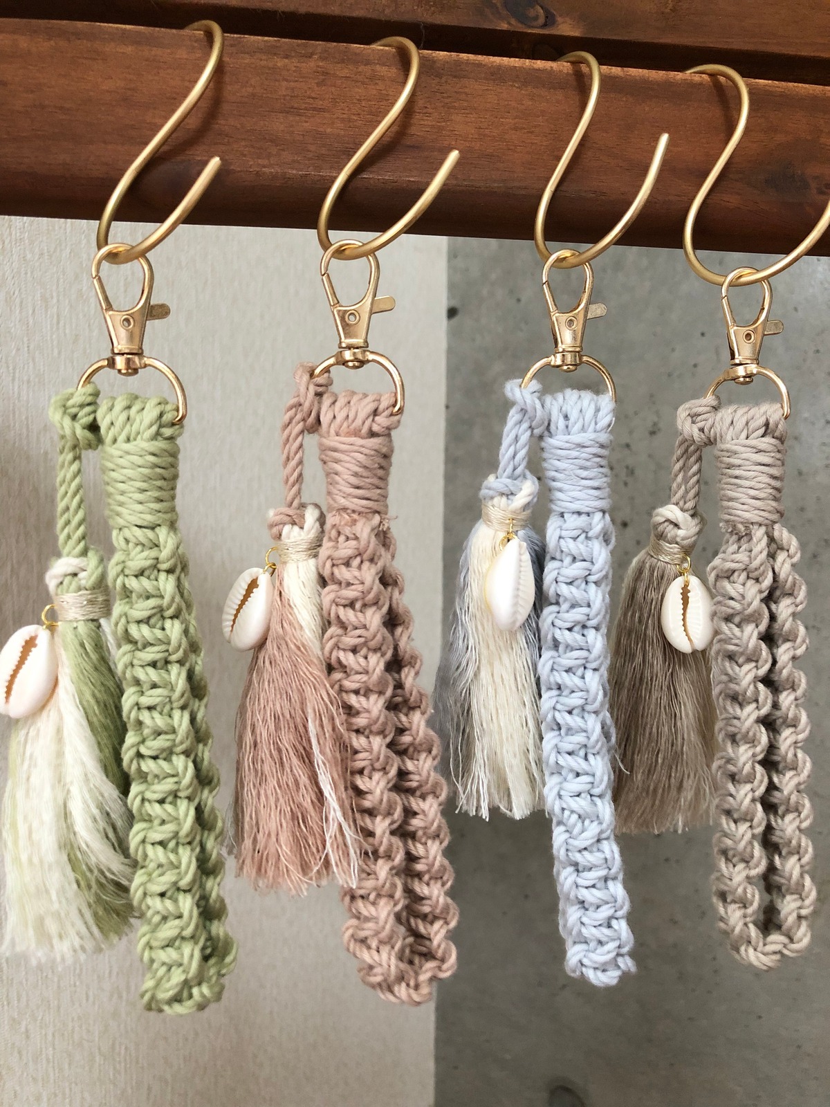 Macrame key ring | Macrame handmade Happy sunshine