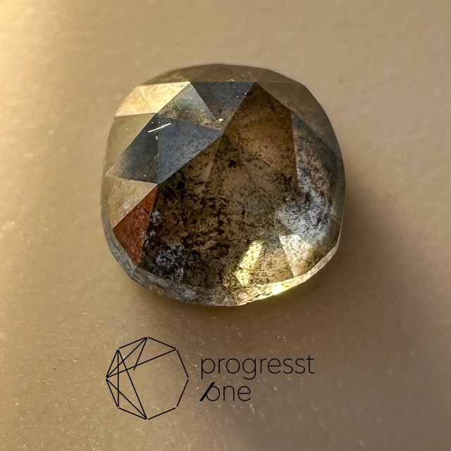 ソルトアンドペッパーダイヤモンド0.63ct | progresstone