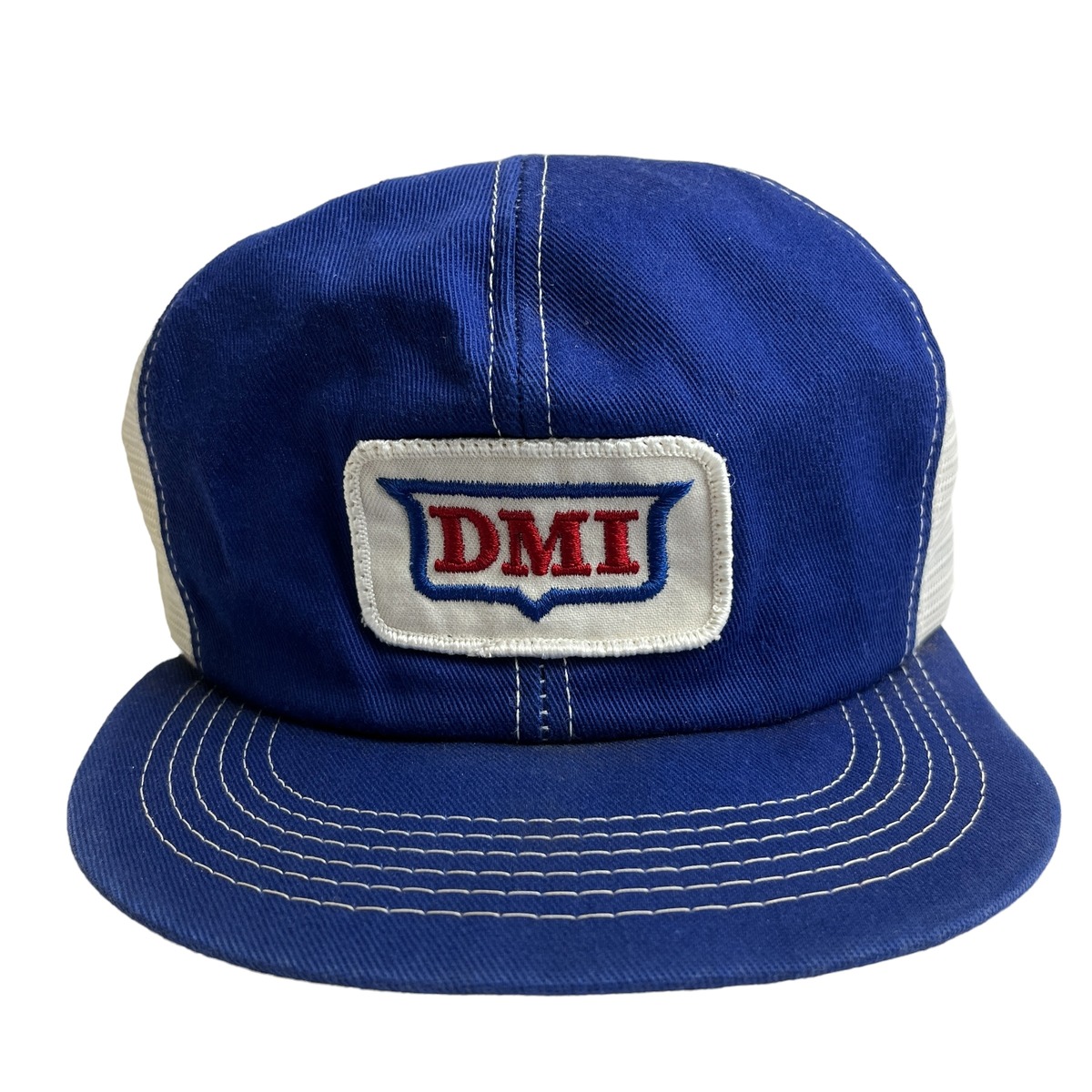 【アメリカ製】DMI (ディーエムアイ) メッシュキャップ ワッペン K-BRAND アメリカンビンテージ 青 白 | OLD GOLD ...