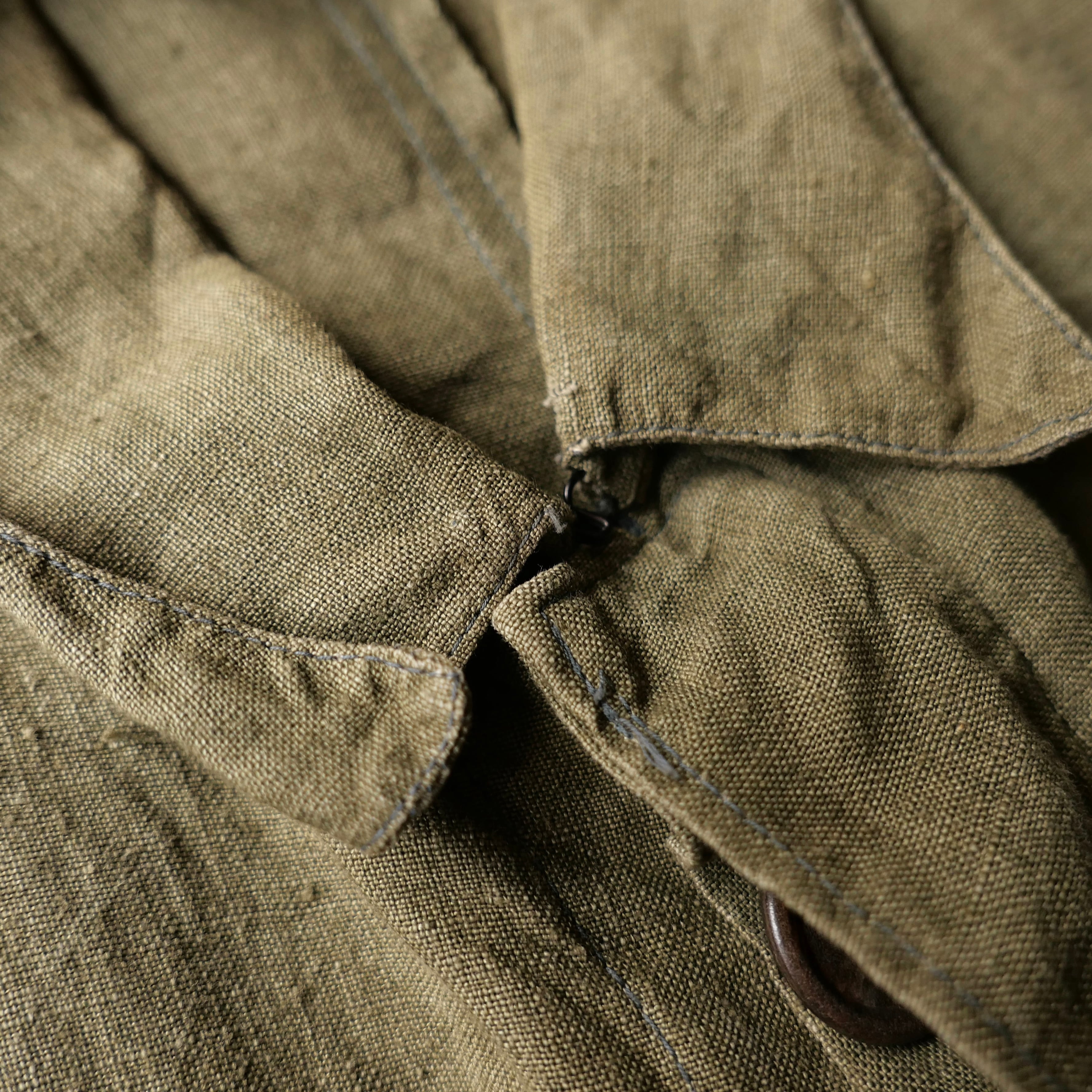 GERMAN VINTAGE LINEN WORK JACKET | safarionline