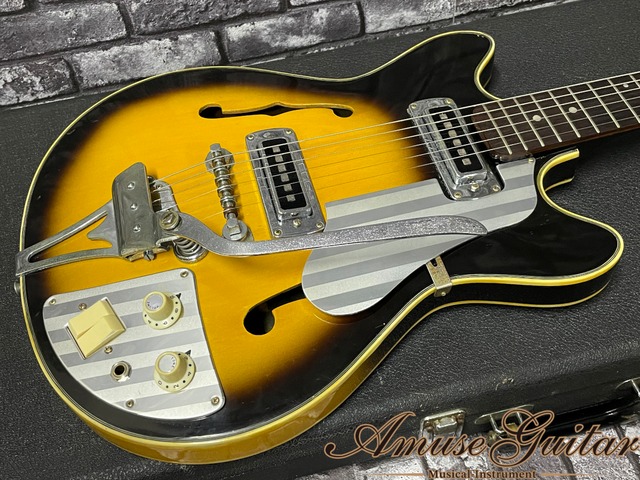 Teisco EP-2L # 2 TONE SUNBURST 1967年製【Pedro Martins STYLE】"Full Original !!" 2.15kg | AMUSE ...