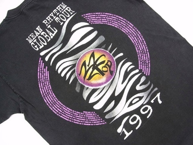 90's ZZ TOP MEAN RHYTHM GLOBAL TOUR 1997 ヴィンテージ Tシャツ | CYCLONE