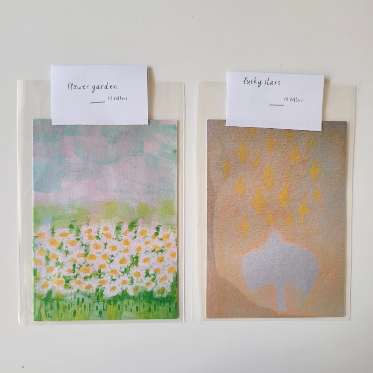 ミニレター 2種類×10枚 | mayamoon