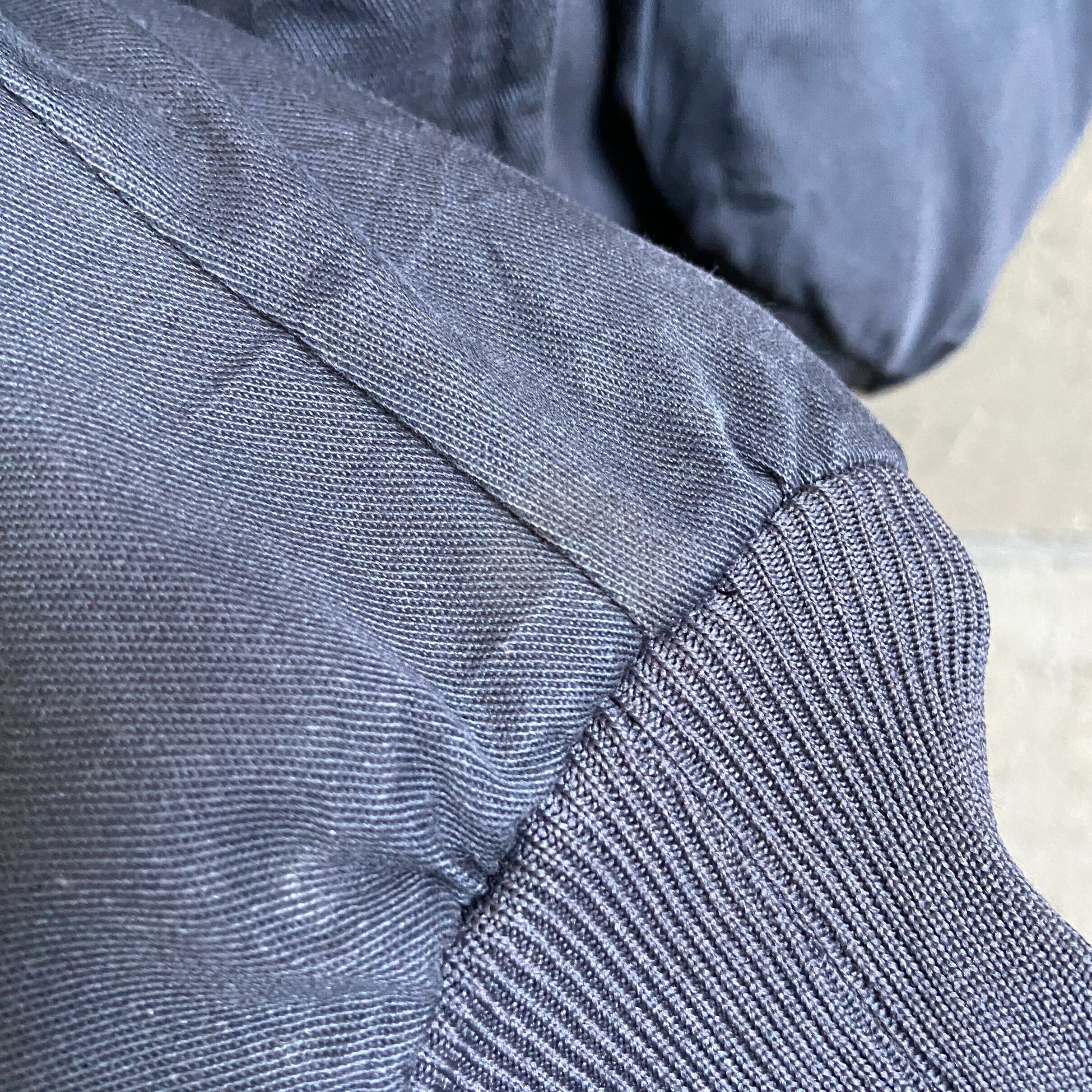 Dickies ディッキーズ 企業 ワッペン ワークジャケット メンズXL 古着 グレー 中綿キルティングライナー 【ワークジャケット ...