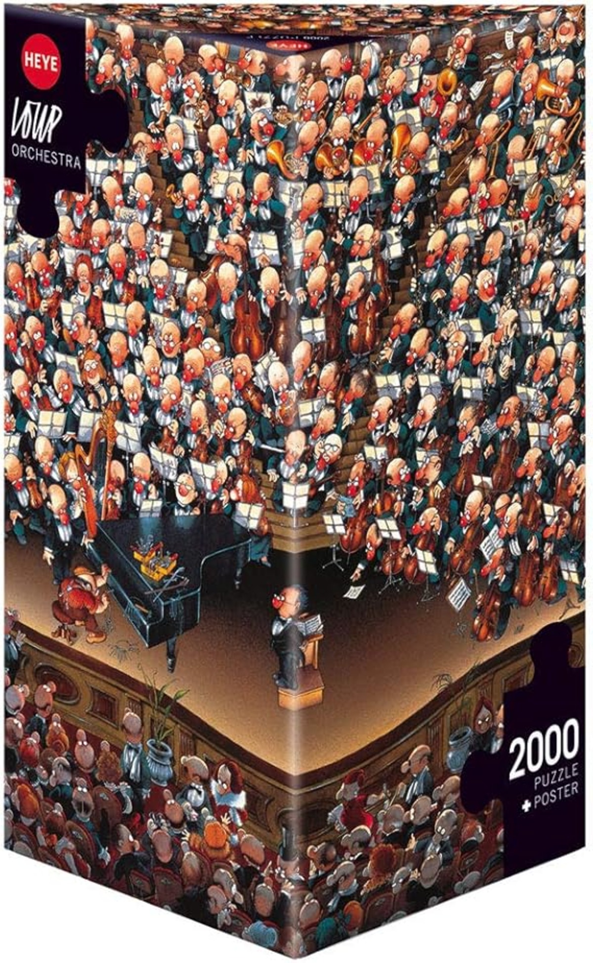 HEYE Puzzle ヘイパズル 08660 Jean-Jacques Loup : Orchestra (2000 pieces ...
