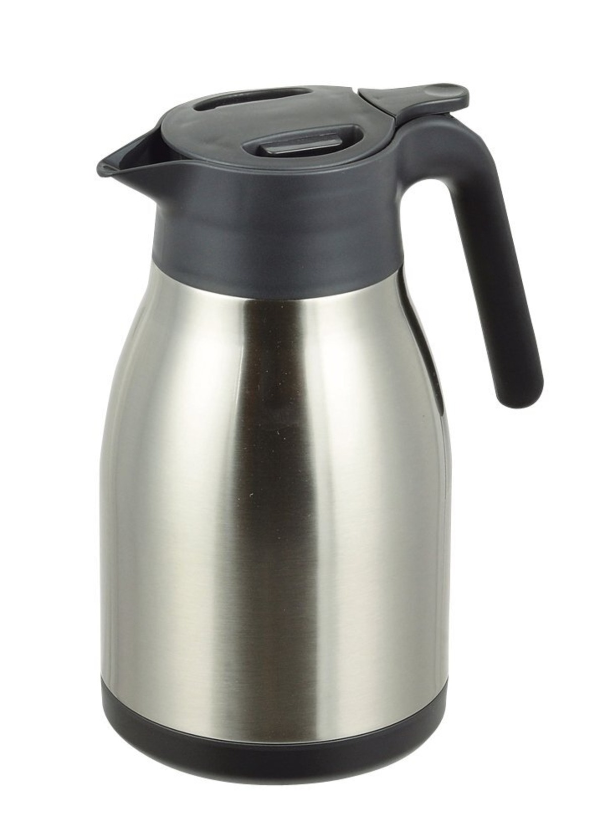 パール金属 ポット 卓上ポット テーブルポット 1.5L ステンレス製 保温 保冷 サテン 開閉楽々 HB-3473 | loop0707