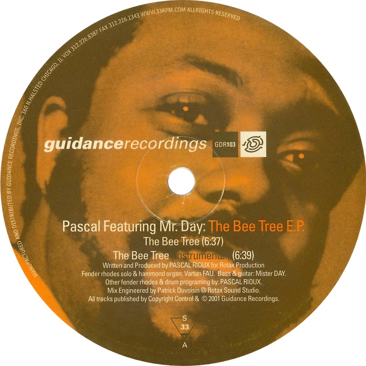 Pascal Featuring Mr. Day – The Bee Tree E.P. | First Floor Records ...