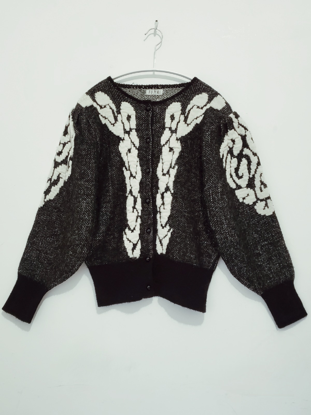 MONOTONE VOLUME KNIT CARDIGAN | rhythm.war*p リズムワープ