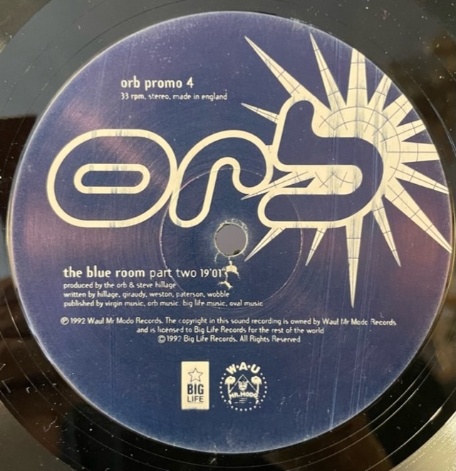 The Orb – "Blue Room" PROMO 12" | EAD RECORD