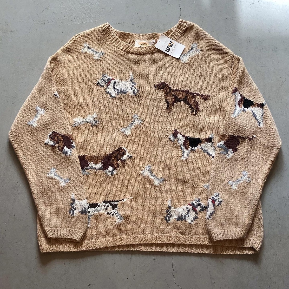 90s talbots "dogs" knit【高円寺店】 | What’z up