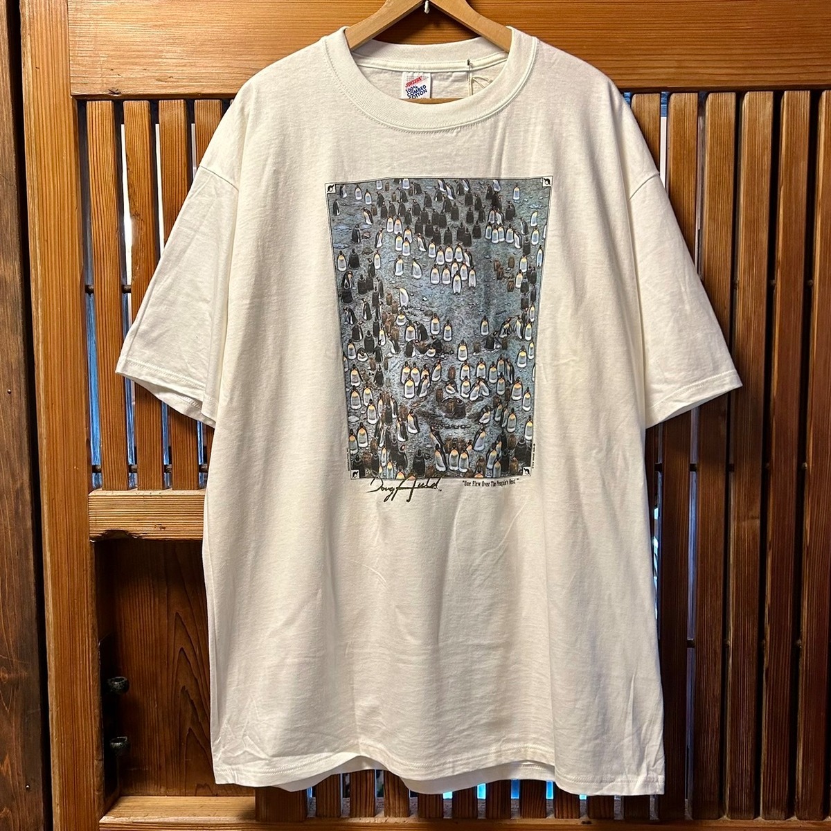 90s DOUG AULD ONE FLEW OVER THE PENGUIN'S NEST JACK NICHOLSON TEE | smives
