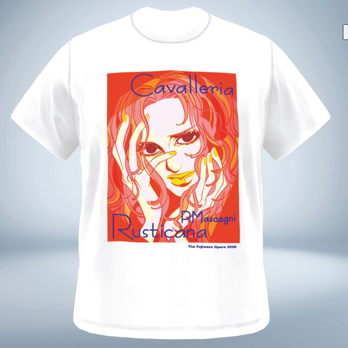 【先行予約】「カヴァレリア・ルスティカーナ」Tシャツ ホワイト | JOF Shop【藤原歌劇団・日本オペラ協会 公式グッズ】