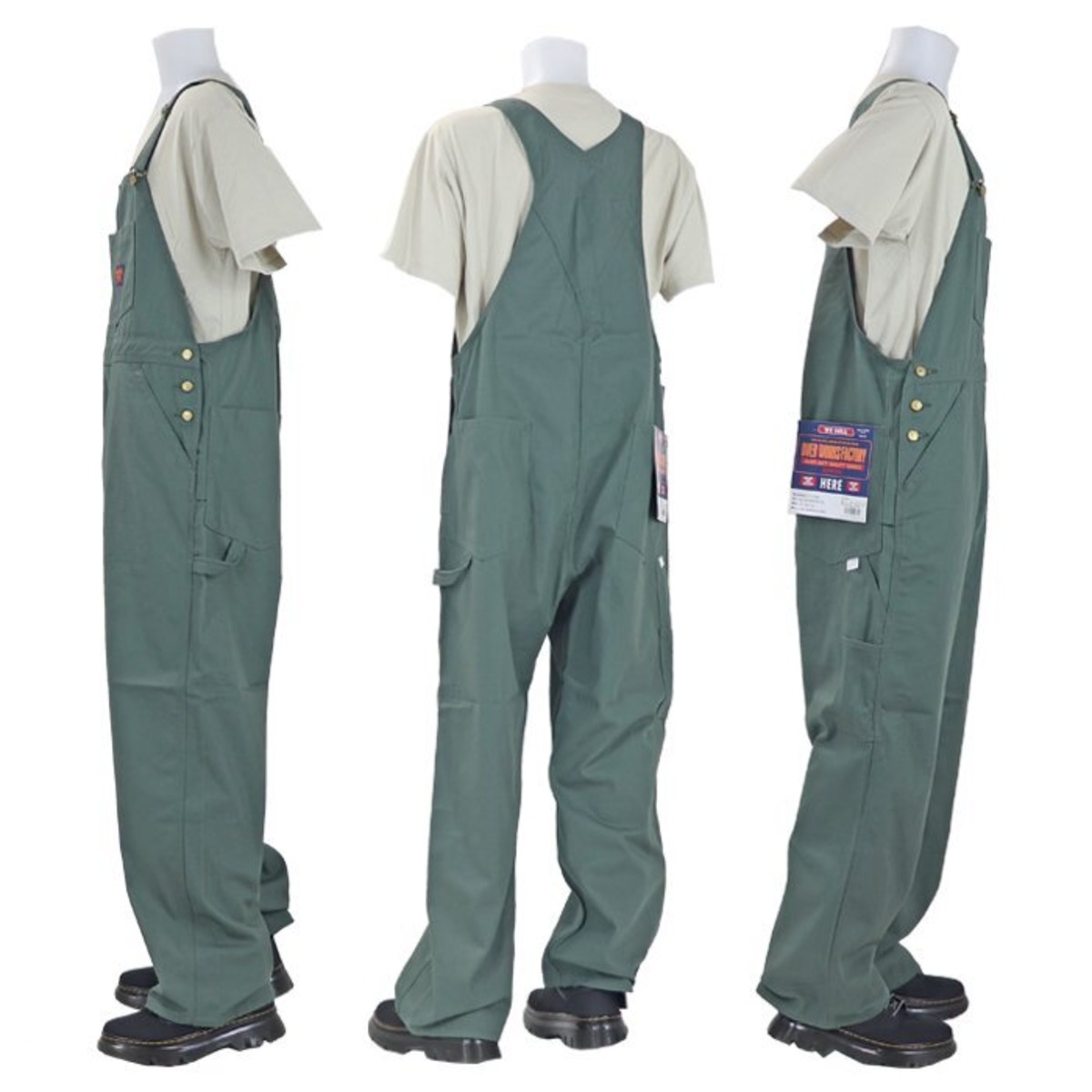 EWF002-19 OVER WORKS FACTORY OVERALL | THREE PIECE