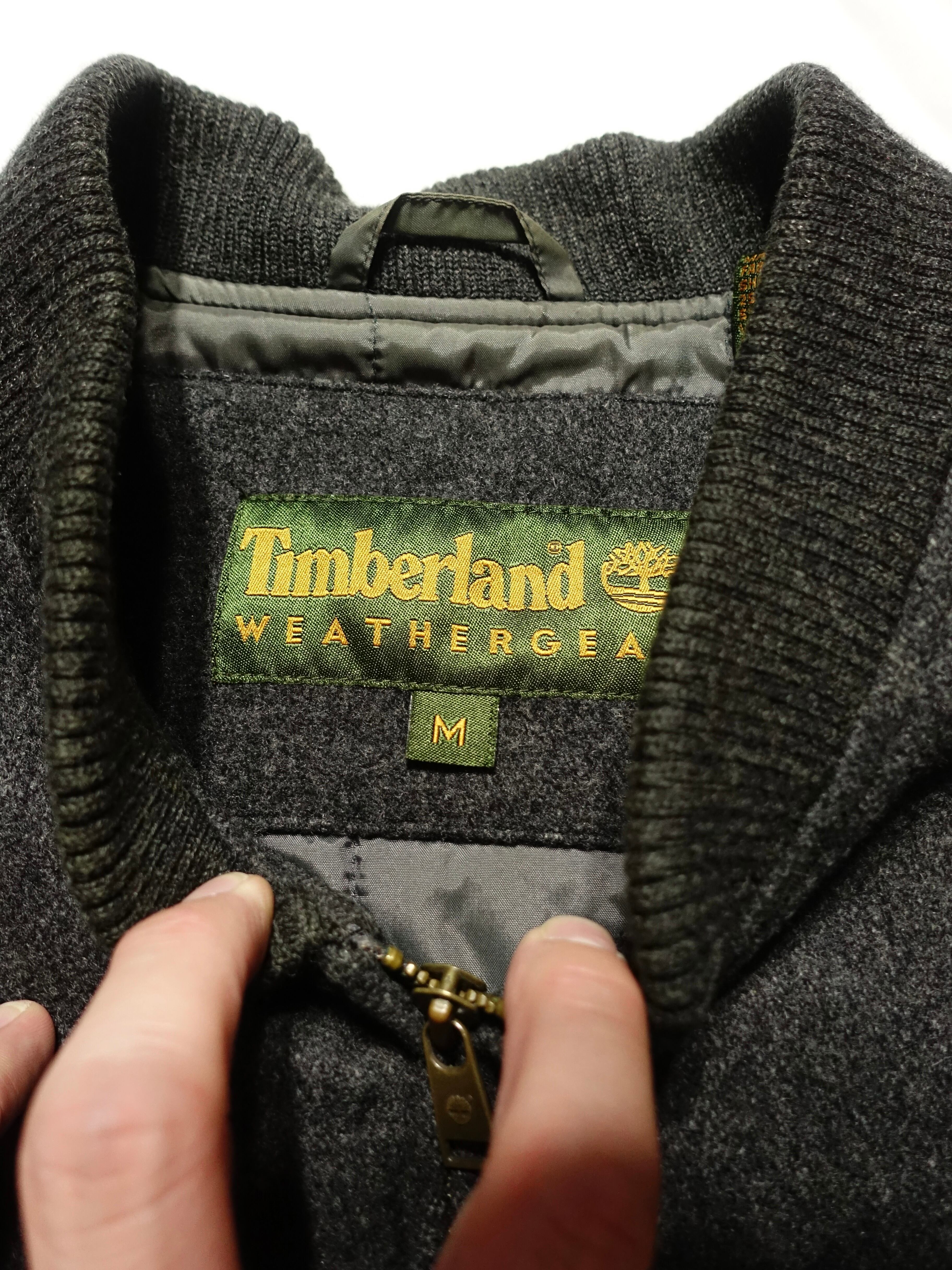 90s~00s Timberland Wool Leather Varsity Jacket | PART OF TOWN