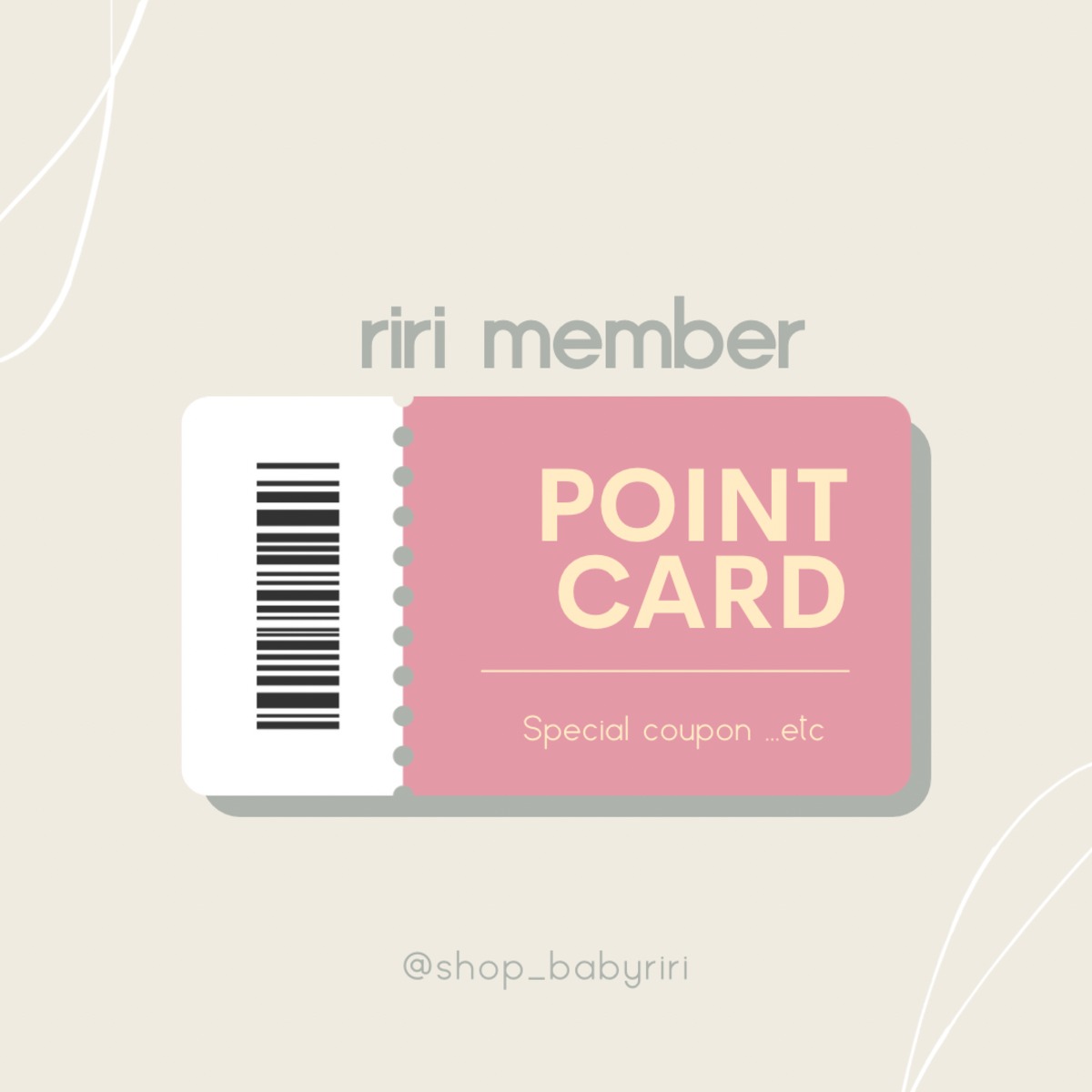 ポイントカード / RIRI member | - baby riri