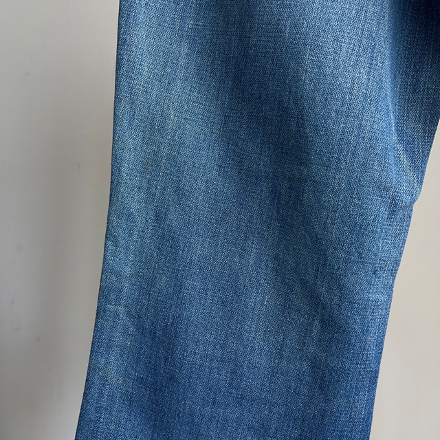 1980's "Wrangler 945" Boot Cut Denim Pants NO FAULT JEAN W30 L32 ...