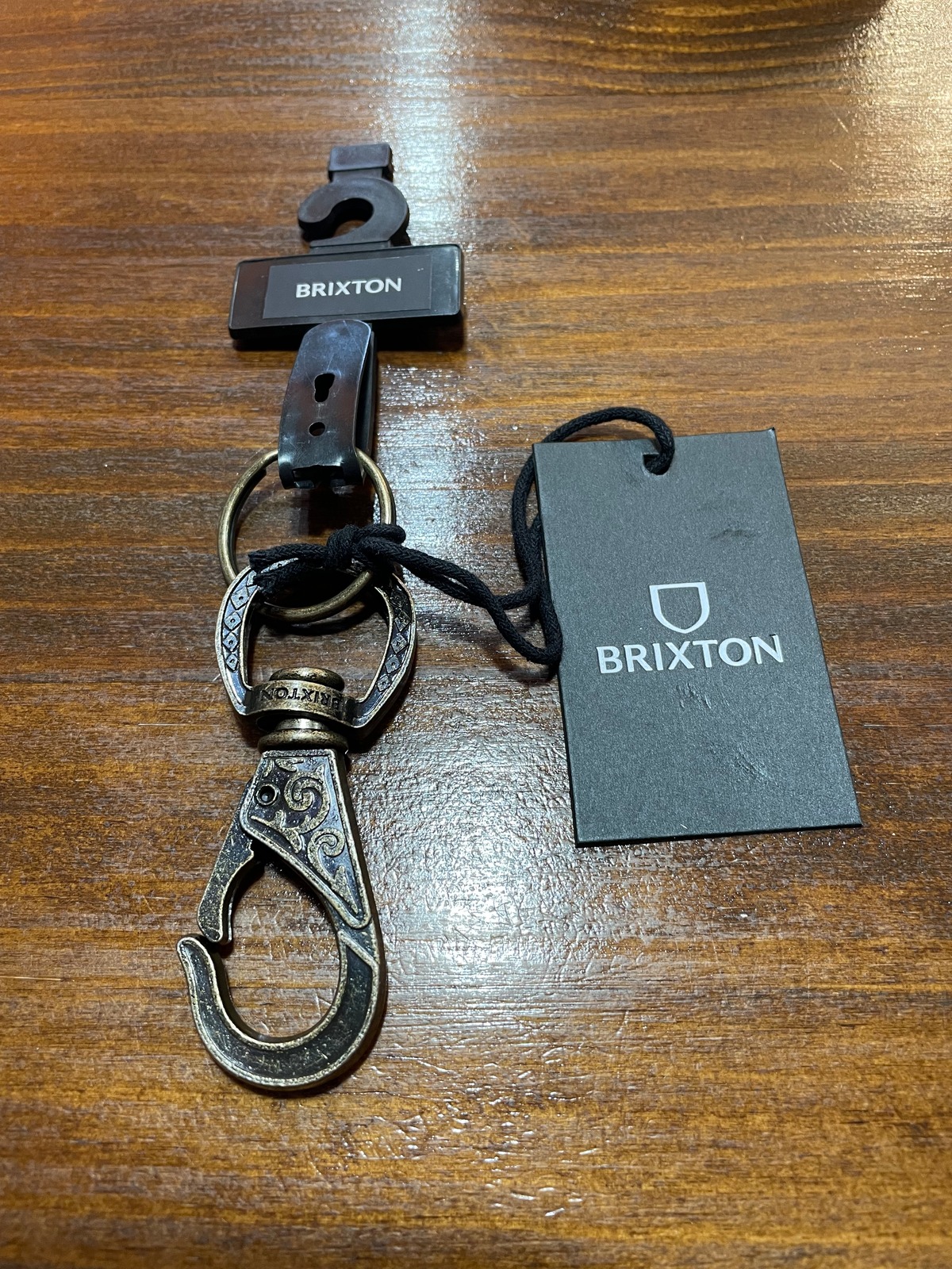 BRIXTON SCROLL KEY CHAIN | BLAST CLOTHING STORE