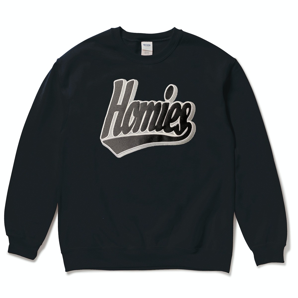 HOMIES EMBROIDERY BLACK×BLACK/HOMIES EMB BK BK | homiesunity_official store