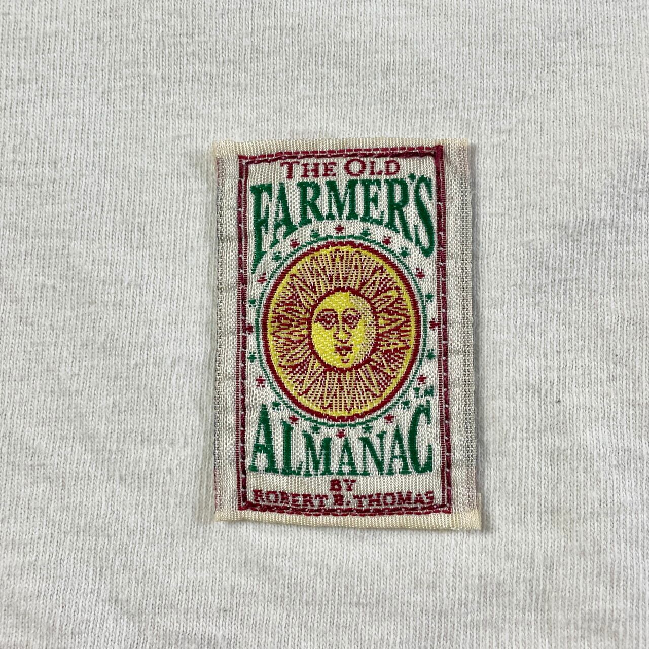 90年代 USA製 THE OLD FARMER'S ALMANAC アニマル 企業ロゴ アドバタイジング プリントTシャツ メンズL 古着 ...