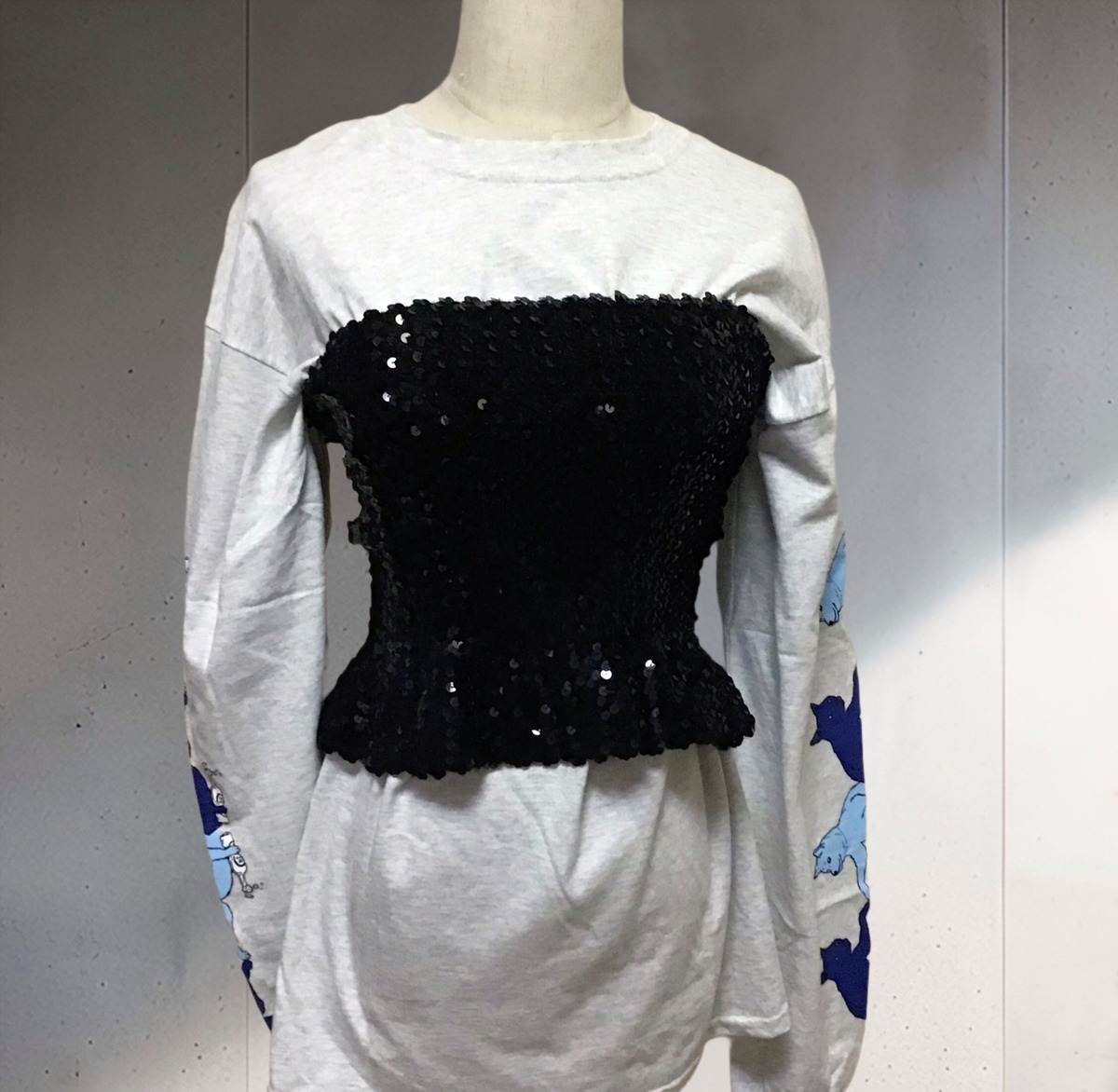 Spangle Bare Top | Zoey