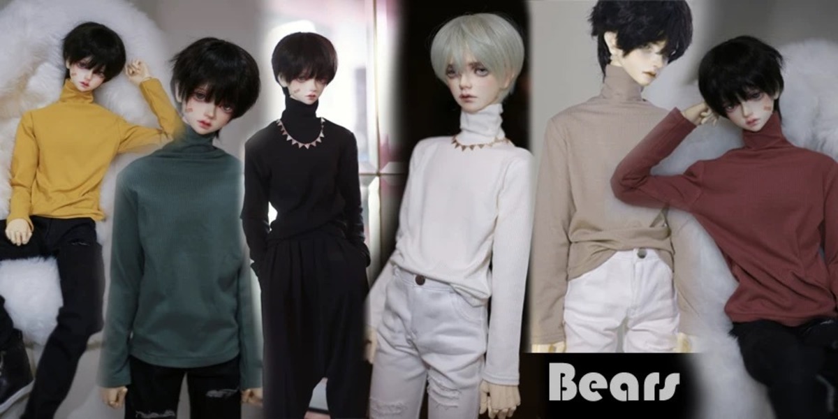 全7色！トップス 男性 男子 男の子 洋服 服 BJD 球体関節人形 1/3 SD DD ID75 SOOM SD10 ASDOLL POPO ...