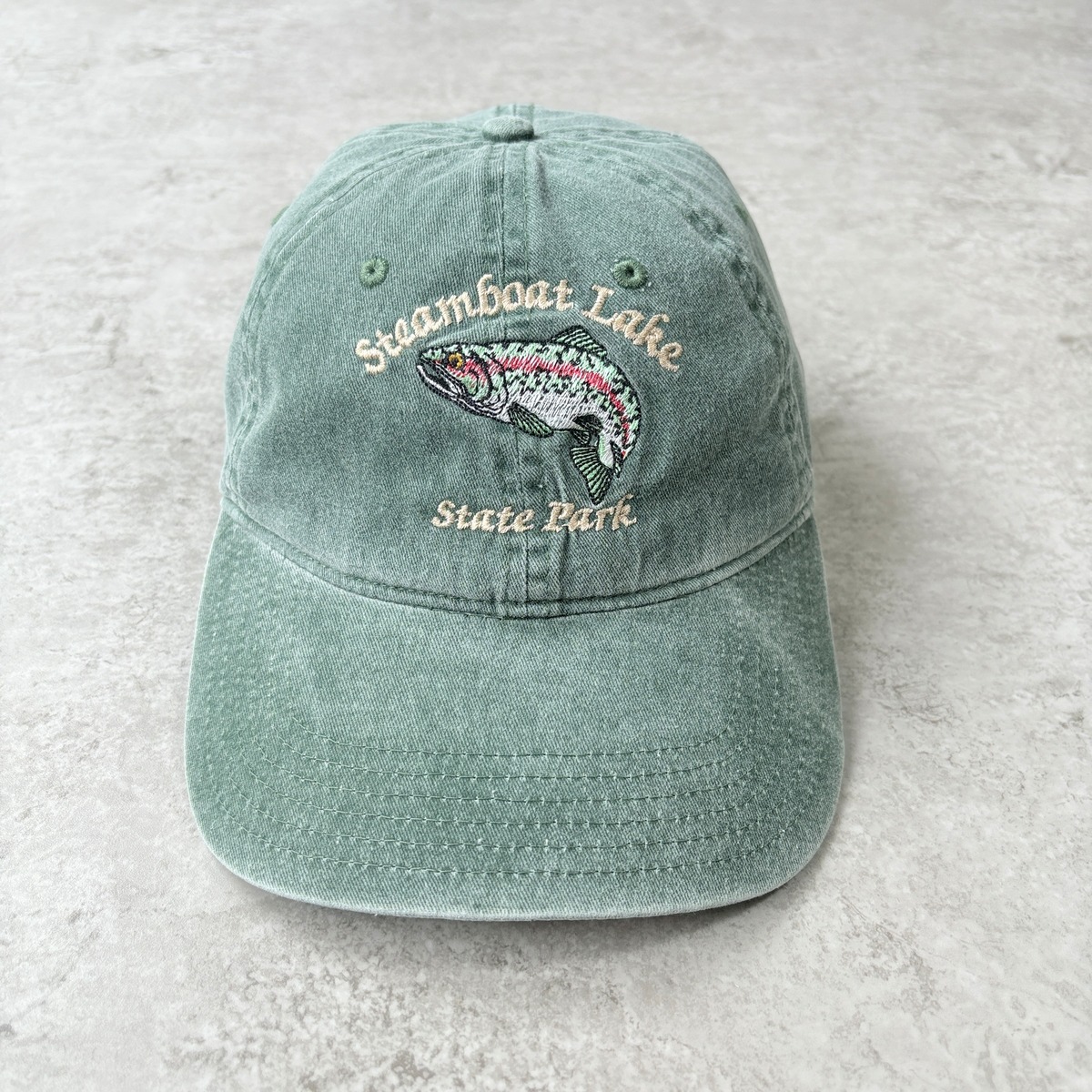 OTTO Trout Washed 6panel Cap | Que Pacho