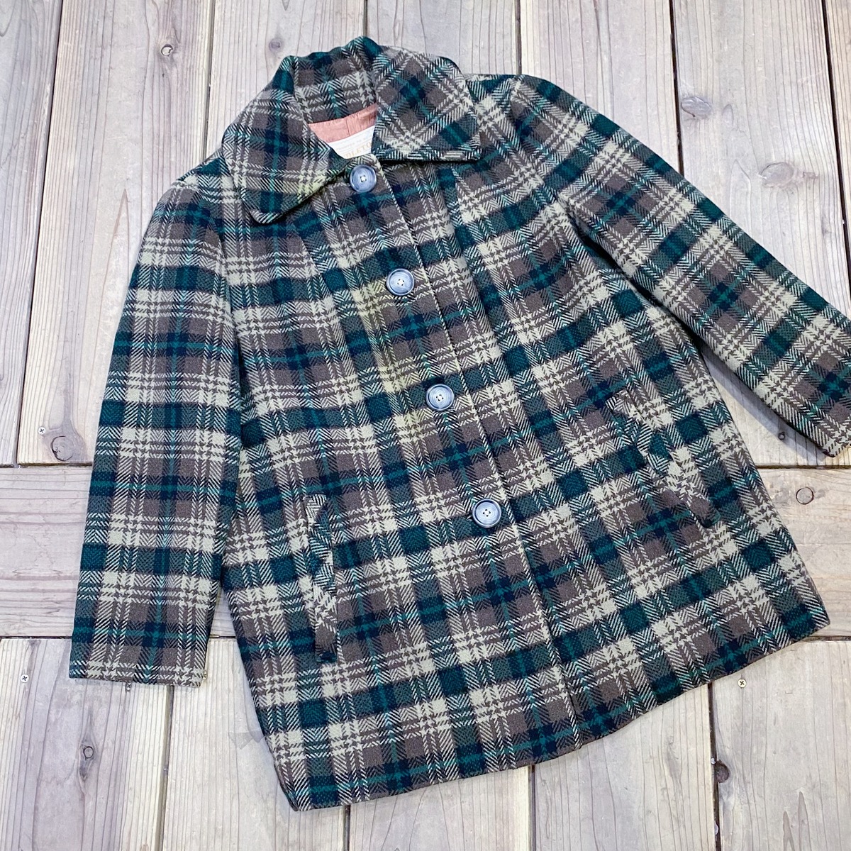 "Pendleton" green wool plaid jacket | LEMON