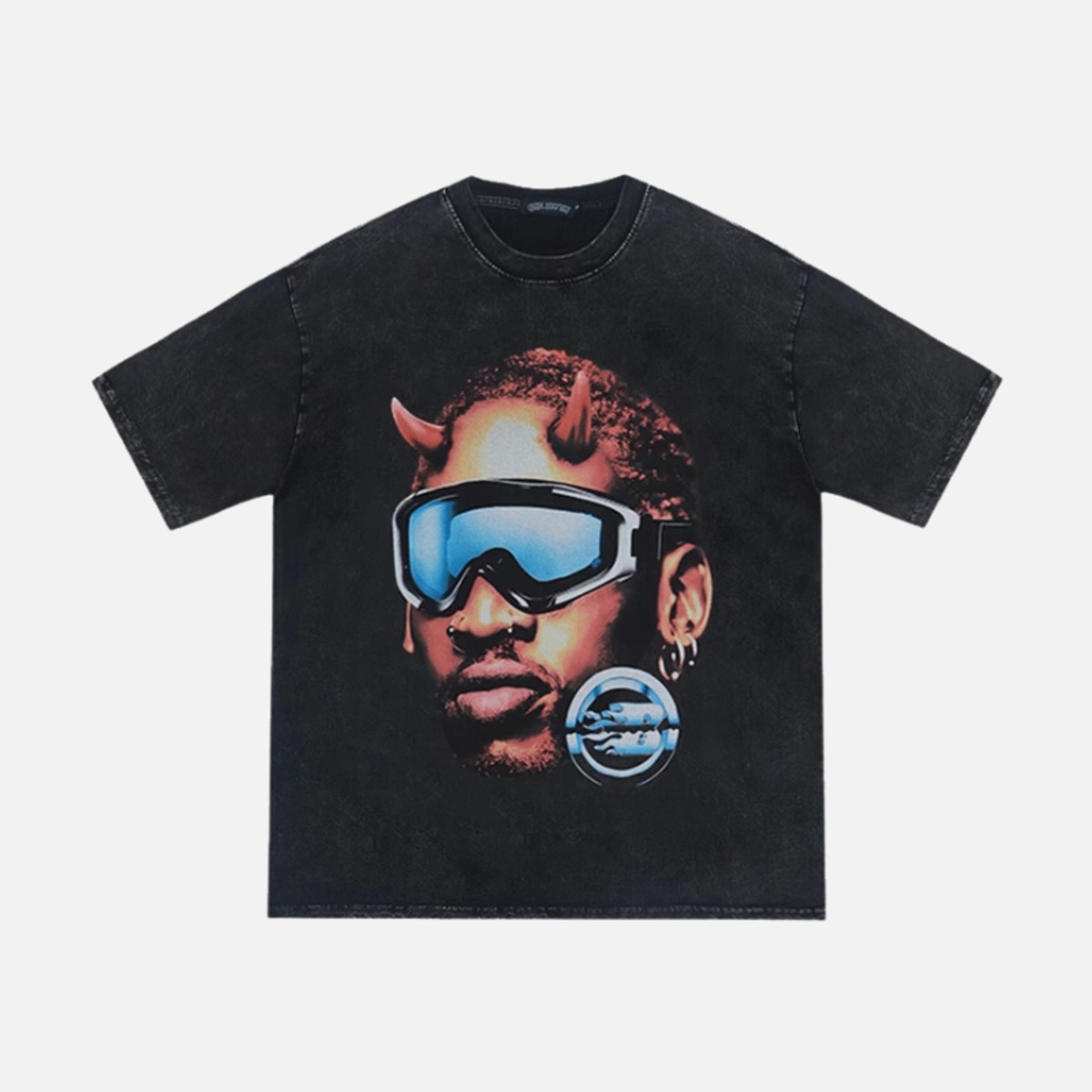 【FLEX0696】Portrait Photography Print Vintage Finished Tee | FLEX MADE ...