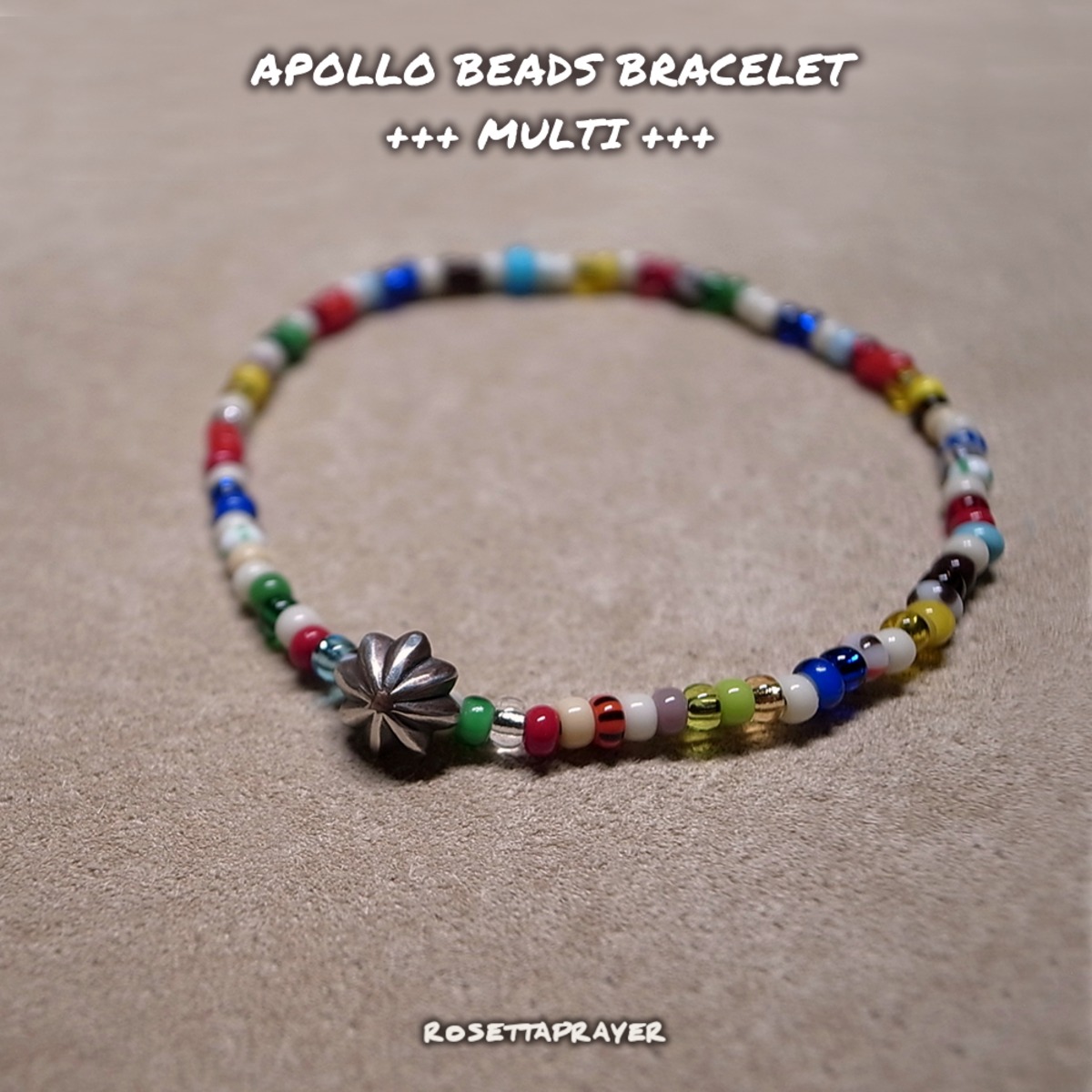 APOLLO BEADS BRACELET -MULTI | ROSETTAPRAYER