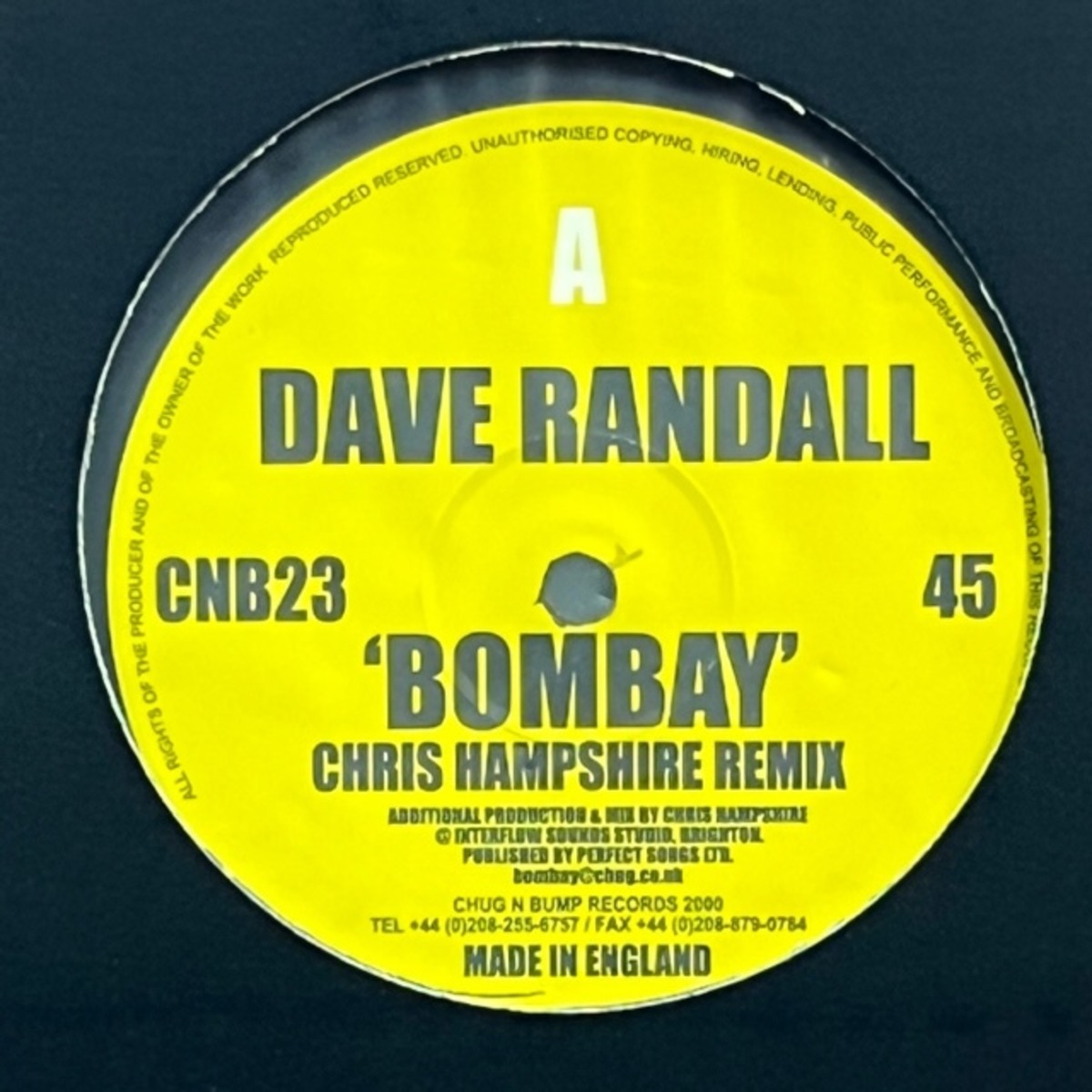Dave Randall – Bombay YMR | KINGKONG