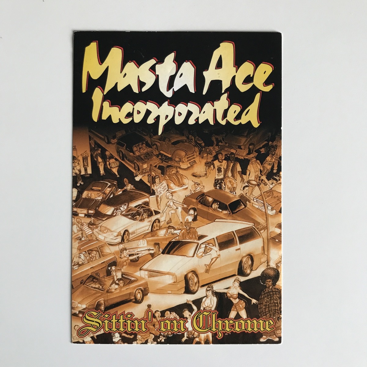 Masta Ace Incorporated - Sittin' On Chrome [Official Promo Post Card ...