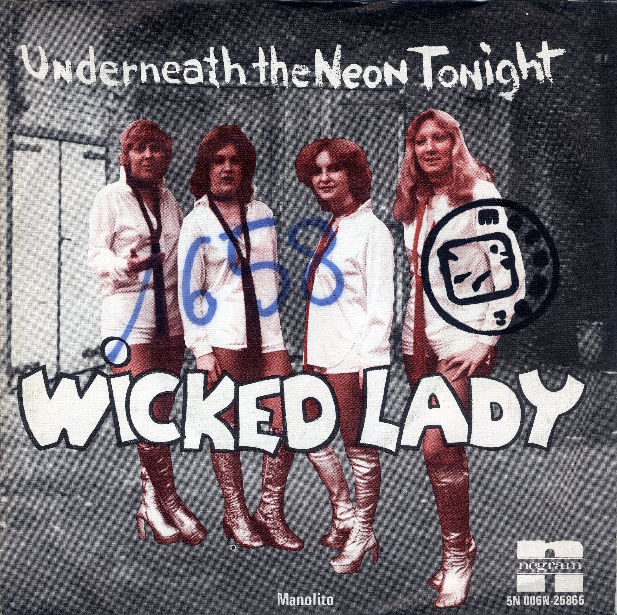 WICKED LADY - Underneath The Neon Tonight 7" | urban enemy