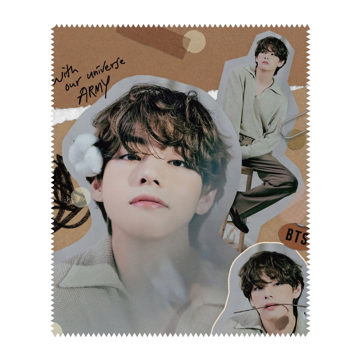 【予約】メガネ拭き (glasses cloth) BTS V(gcleaner_v_13) | K-STAR PARK