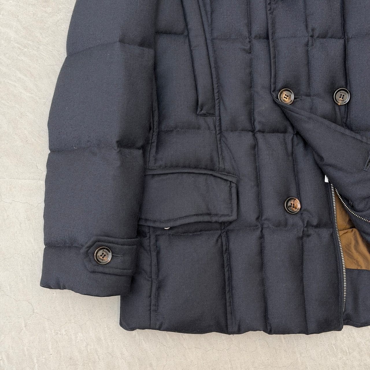MooRER Ciro Wool Down jacket Navy 42 | ASSET VINTAGE アセットヴィンテージ