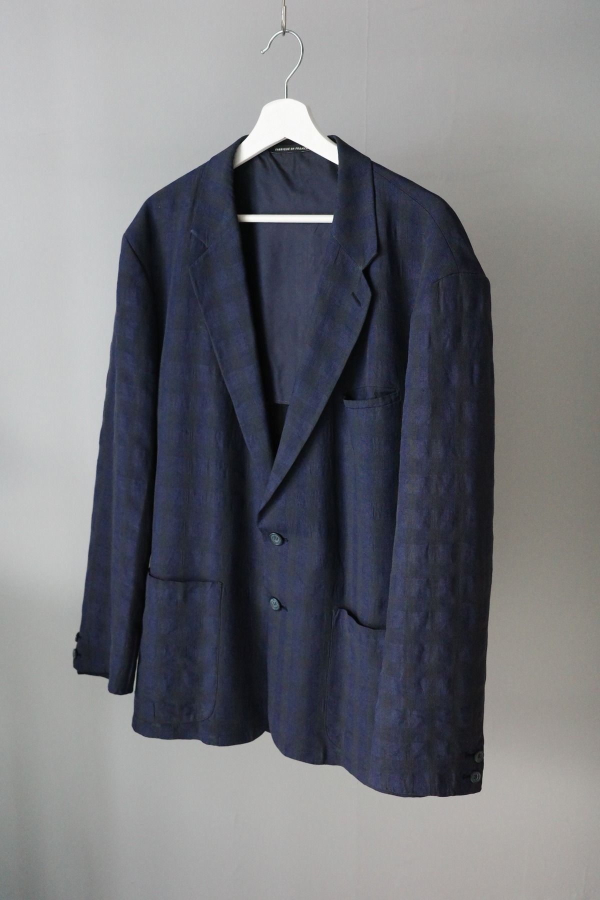 daniel hechter paris Cotton linen stripe 2B jacket FABRIQUE EN FRANCE ...
