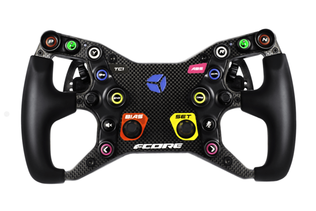 【Cube Controls】F-CORE SIM Steering Wheel／USB＆Wireless Dual Connect ...