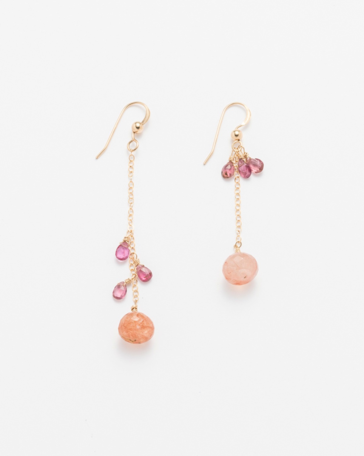 Basel / Pink Tourmaline w Cherry Quartz | Emily Blue