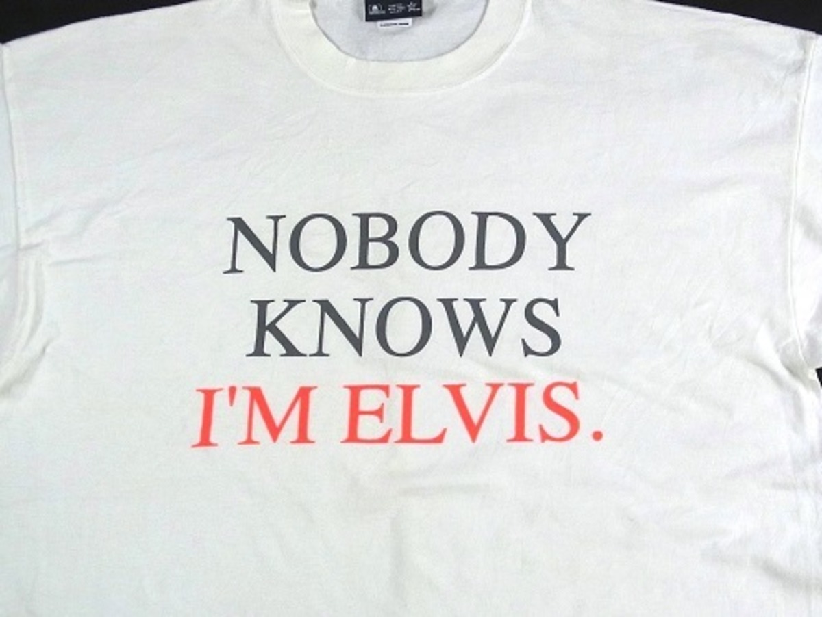 90's NOBODY KNOWS I'M ELVIS ヴィンテージ Tシャツ | CYCLONE