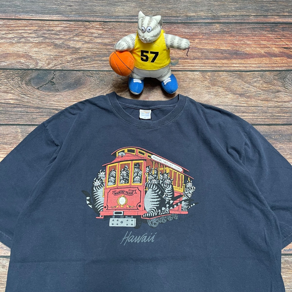 crazy shirt クリバンキャット キャラクターTシャツ XLサイズ | 古着屋DIGDIG